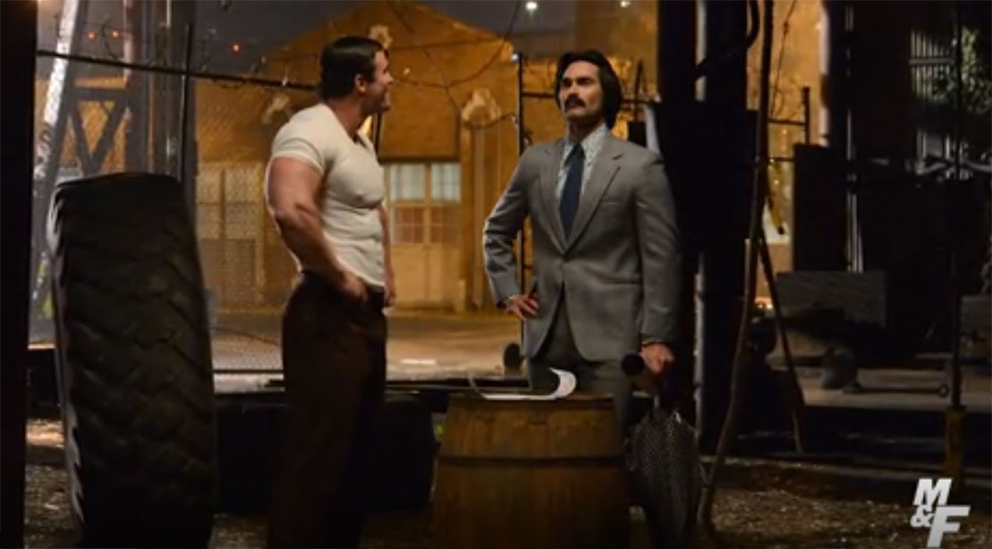 'Bigger' Star Tyler Hoechlin on Becoming Joe Weider | Muscle & Fitness