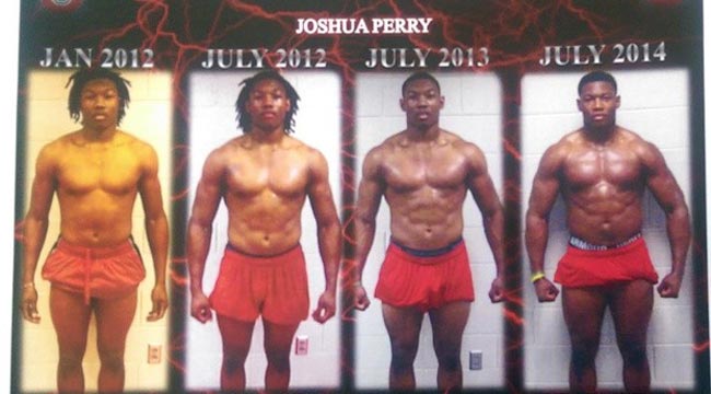 Ohio State Linebacker Joshua Perry Packs on 31 Pounds of Muscle ...