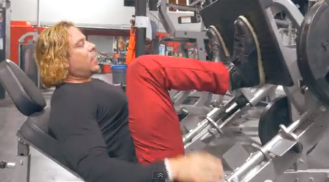 Leg Exercise: Celebrity Training Exercise Tips with Eric the Trainer ...