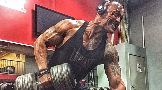 The Rock's Cure for Most Things: Dumbbells| Muscle & Fitness