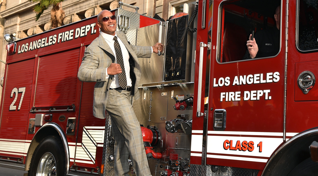 When the World’s Tallest Building Is on Fire, Call 'The Rock' | Muscle ...