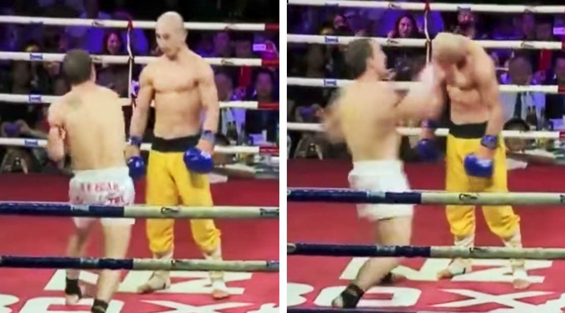 'Shaolin Monk' Casually Absorbs A Barrage Of Haymakers From MMA Fighter ...