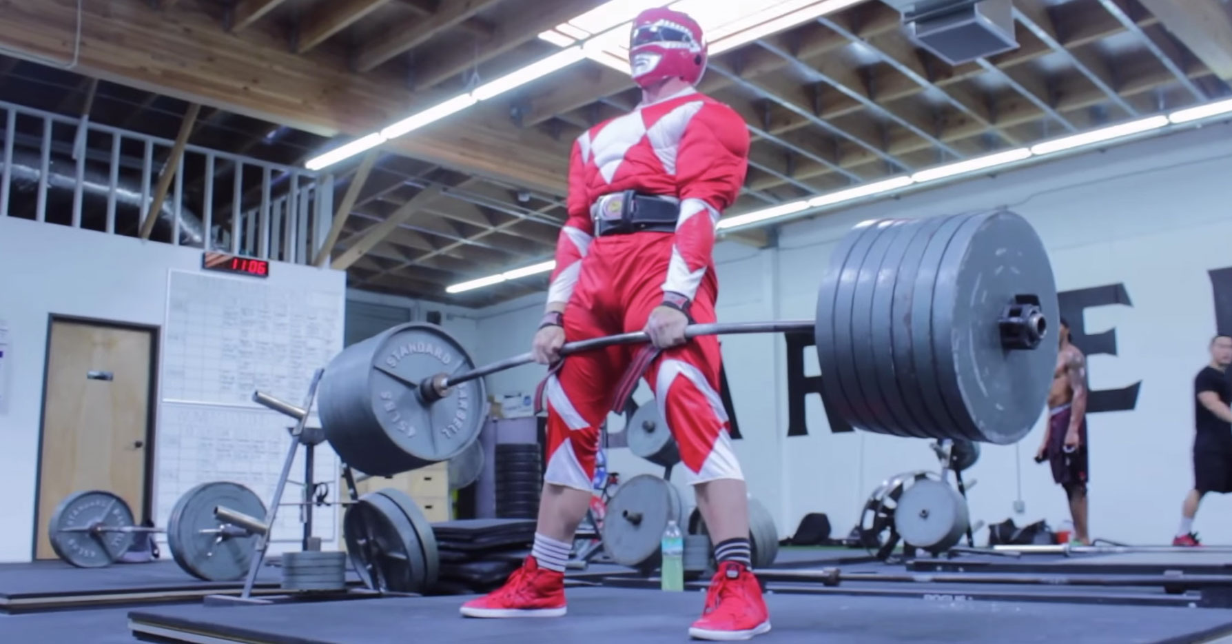 Jacked Power Ranger Moonwalks After 675-Pound Deadlift | Muscle & Fitness
