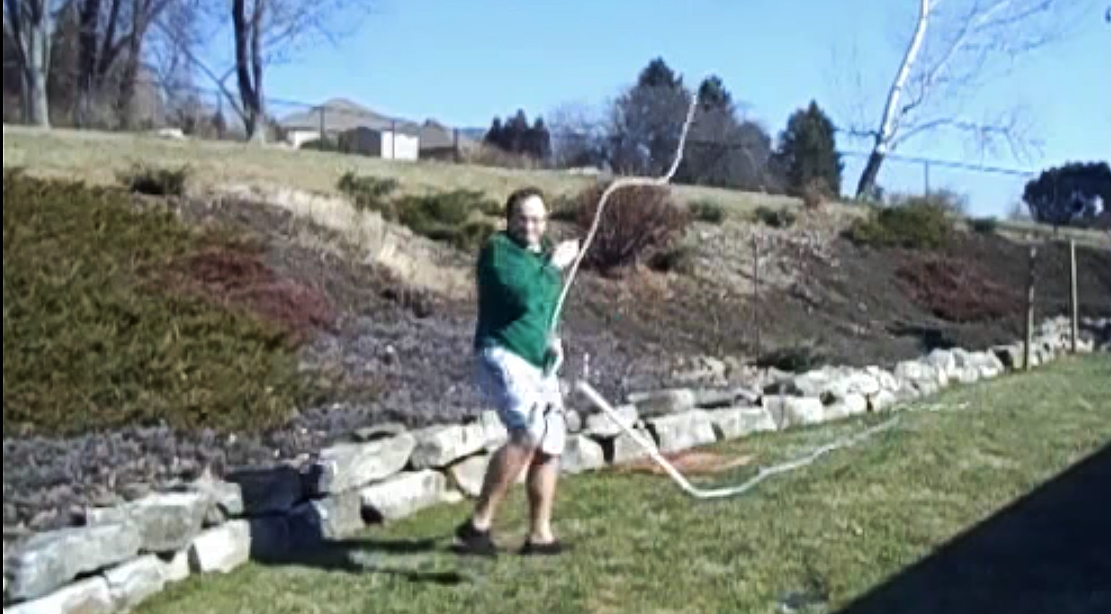 Guy Slices Leg With 80ft Whip | Muscle & Fitness