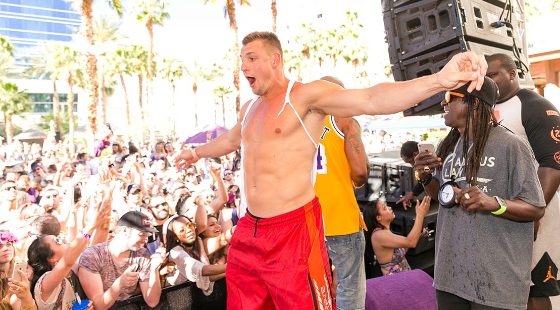 Rob Gronkowski Is Back Partying In Las Vegas | Muscle & Fitness