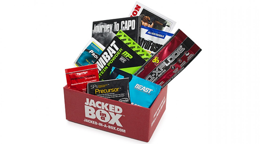 August Jacked-in-a-Box Supplement Sample Box | Muscle & Fitness