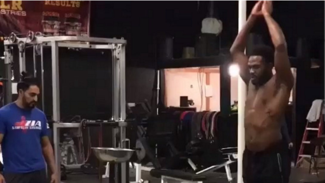 Jon Jones Goes Hard in the Gym | Muscle & Fitness