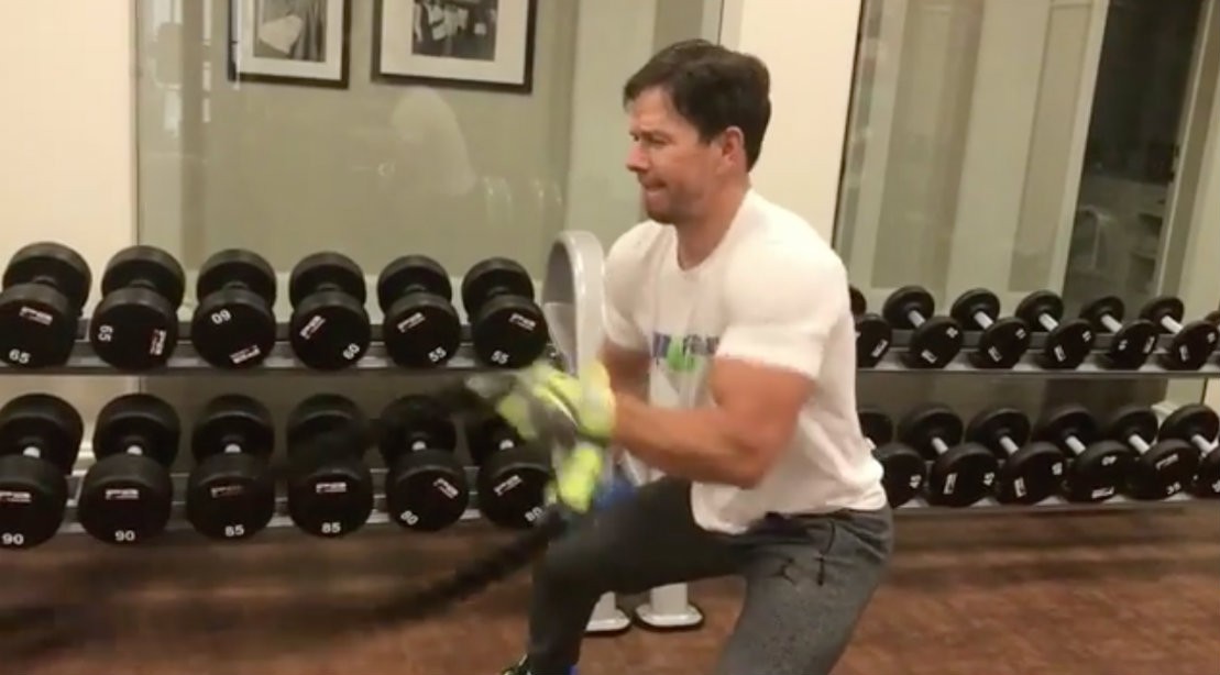 Watch: Mark Wahlberg Sweating Through an Intense Full-body Workout ...