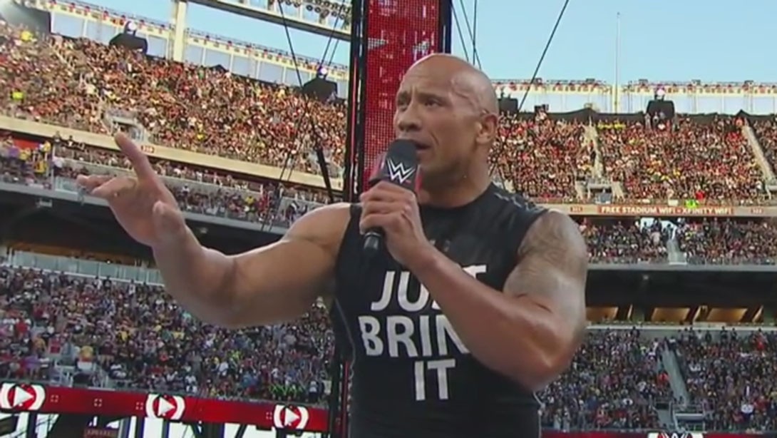 Arena Football Player Performs The Rock's Signature Move | Muscle & Fitness