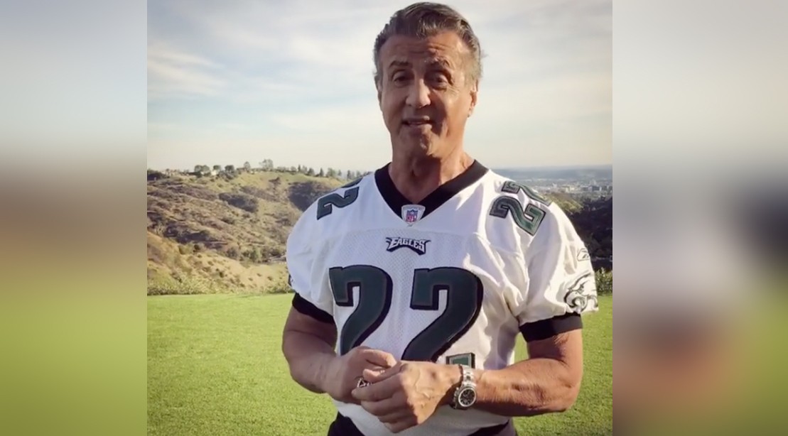 Photos: Sylvester Stallone's Social Media Posts Supporting the Eagles ...