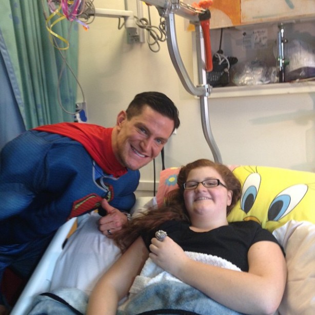 Steve Weatherford Becomes Superman for a Day | Muscle & Fitness