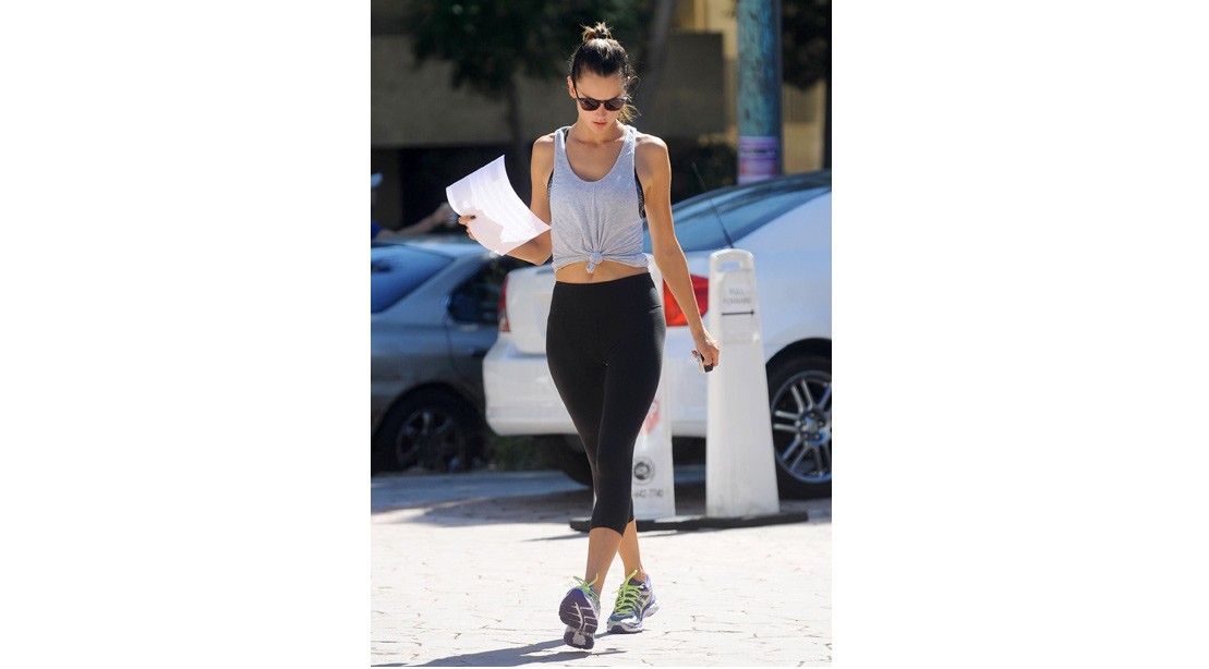 Alessandra Ambrosio Hits the Gym in LA | Muscle & Fitness