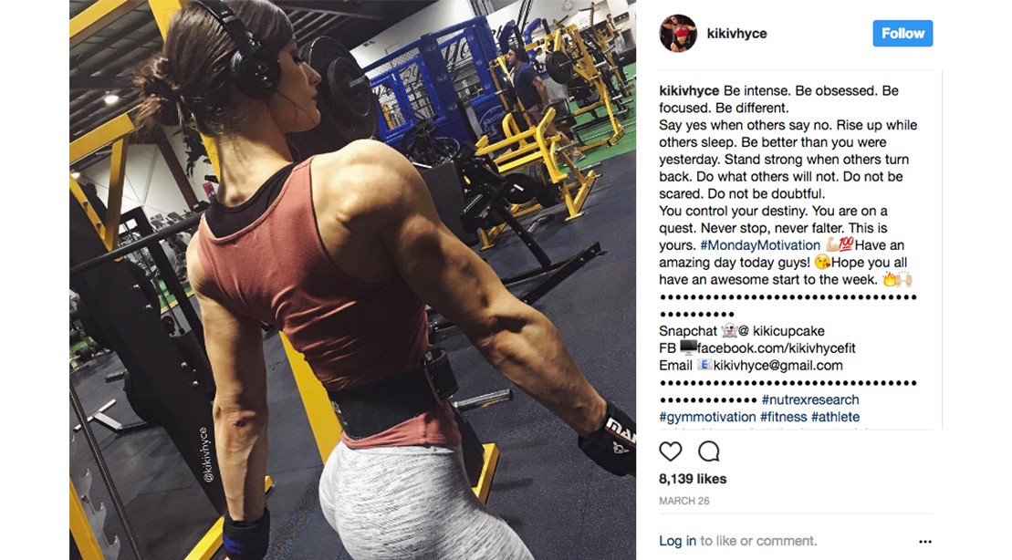 Photos Fitness Model Kiki Vhyces Sexiest Pictures On Instagram Muscle And Fitness