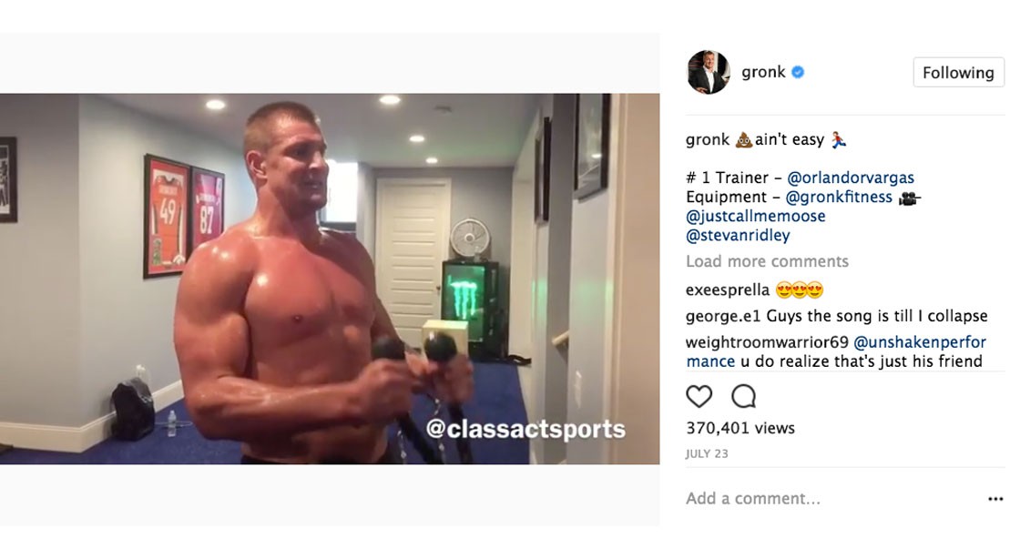 How Rob Gronkowski Trained and Got Shredded for the 2017 NFL Season ...