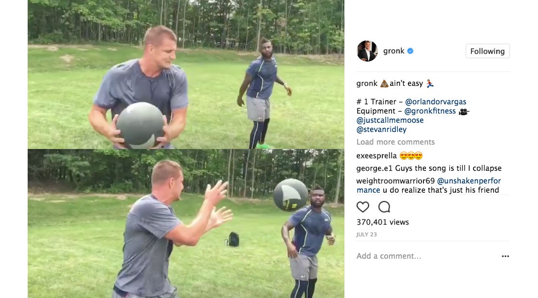 How Rob Gronkowski Trained and Got Shredded for the 2017 NFL Season ...